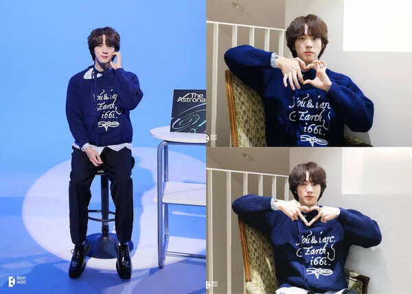 BTS 진, 솔로 활동 비하인드 컷 방출