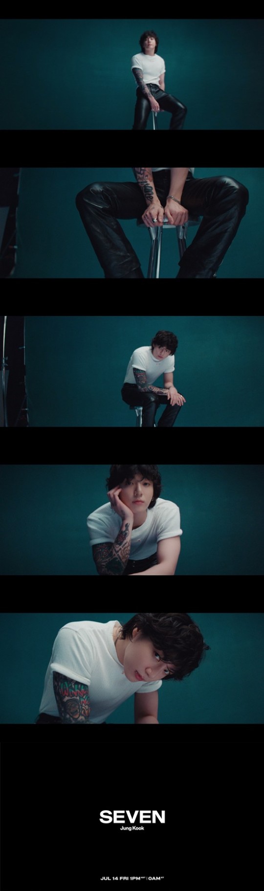 BTS 정국 'SEVEN', 베일 벗은 묵직한 화보