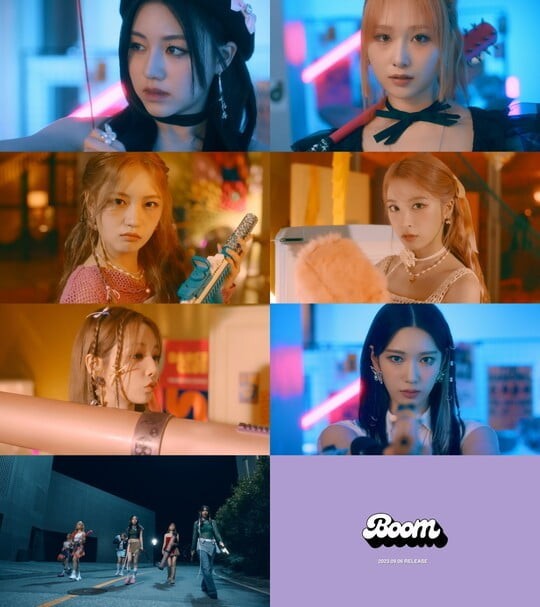 로켓펀치, 'BOOM' MV 티저 오픈 '치명적 매력 하트 스틸러'