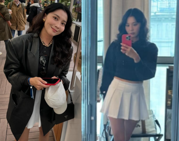 43세 오윤아, 테니스 치마 잘 어울리는 날씬한 각선미